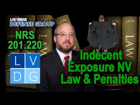 NRS § 201.220 - Indecent Exposure - Nevada Law & Penalty